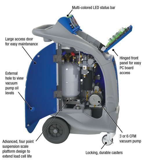 MASTERCOOL COMMANDER3000 FULLY AUTOMATIC R134a RECOVERY/RECYCLE ...