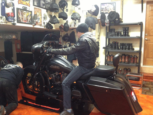 Motorcycle Lift Photos from Customers | NHProEquip.com