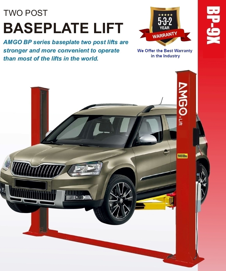 2 Post Lift Base Plate Lift 9K | NHProEquip.com