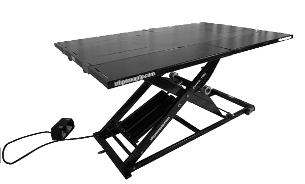 Snowmobile Lift Table with Side Extensions | NHProEquip.com