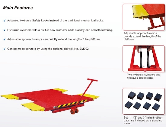 EMO6 Portable Midrise Lift | NHProEquip.com