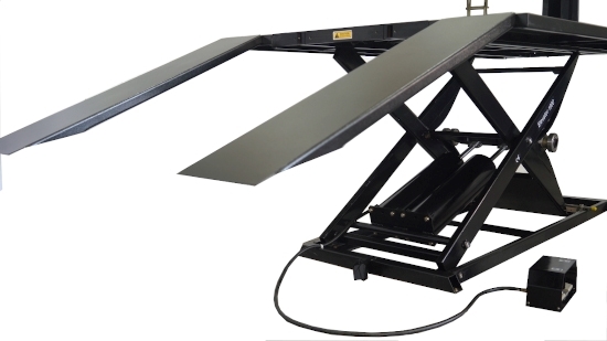 Golf Cart Lift Table with Side Extensions | NHProEquip.com