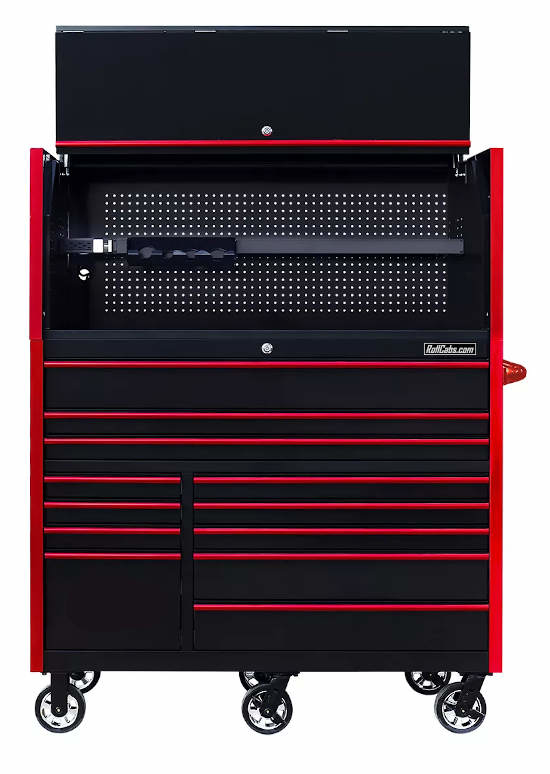 55" Tool Box with Wheels and 55" Top Hutch | NHProEquip.com