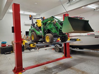 2 Post Lift Base Plate Lift 9K | NHProEquip.com