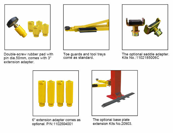 2 Post Lift Base Plate | NHProEquip.com